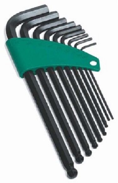 SIDCHROME SCMT29540 9pce LONG ARM BALL POINT HEX / ALLEN KEY SET – IMP – Tool Centre McKinnon