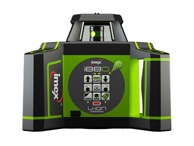 IMEX i88GK H/V GREEN ROTATING LASER LEVEL KIT – DIGITAL RECEIVER TRIPO ...