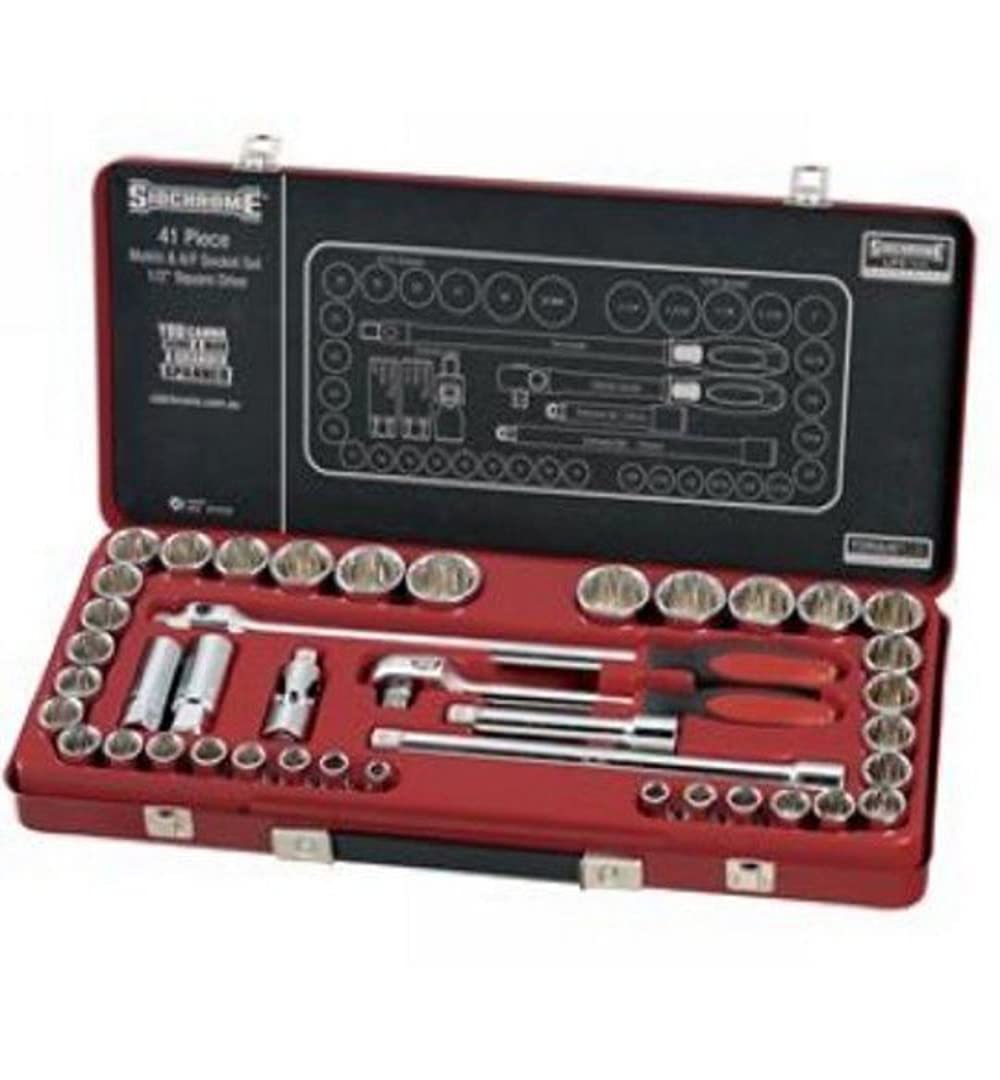 Sidchrome 1/2" Drive Socket Set (41 Pieces) – Tool Centre McKinnon