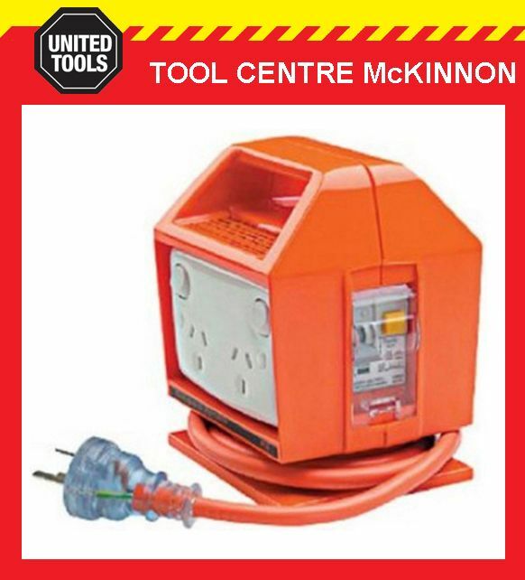 RYLEC 4-WAY 10A RCD / MCB POWER OUTLET / SAFETY BOX / PORTABLE POWER B ...