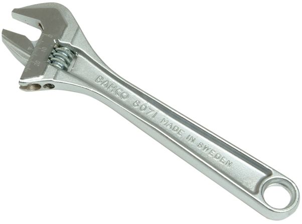 BAHCO 8073 C 12” CHROME FINISH ADJUSTABLE WRENCH SHIFTER – Tool Centre ...