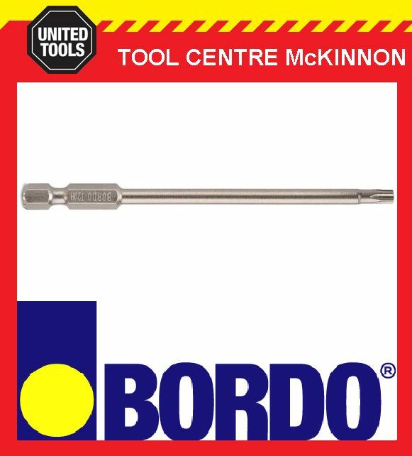 BORDO TR20 X 100mm SECURITY TORX POWER INSERT SCREWDRIVER BIT – Tool ...