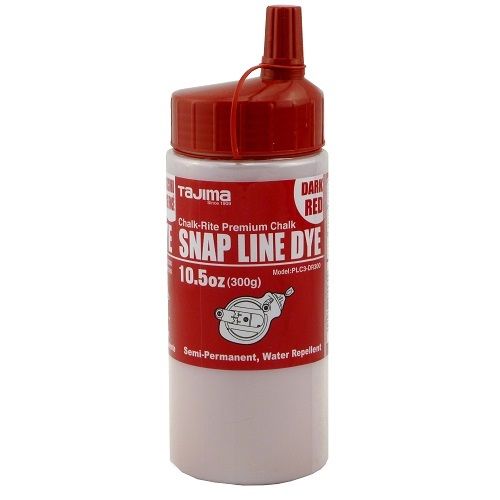 TAJIMA DARK RED SEMI-PERMANENT 300g MICRO POWER CHALK SNAP LINE CHALK ...