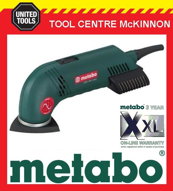 METABO DSE 300 INTEC 200W TRIANGULAR / DELTA VARIABLE SPEED ORBITAL SA ...