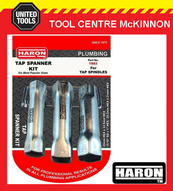 HARON TSS3 3 PIECE TAP TUBE SPANNER SET – Tool Centre McKinnon