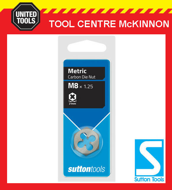 SUTTON M6 x 1.0mm METRIC CARBON DIE NUT / THREAD CLEANER RESTORER ...