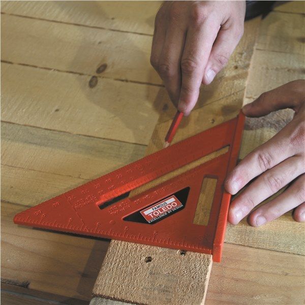 FAMOUS TOLEDO 322017 7” ALUMINIUM RAFTER SQUARE – Tool Centre McKinnon