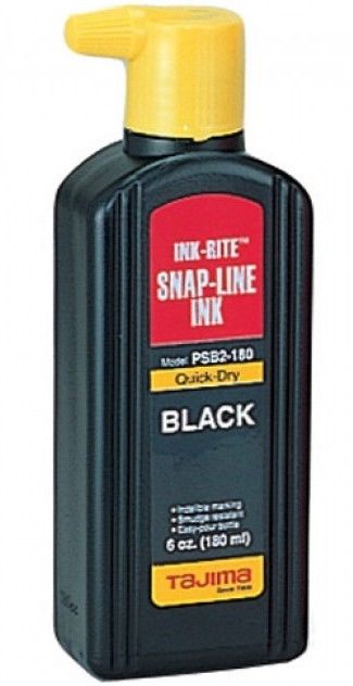 TAJIMA INK-RITE INK SNAP-LINE BLACK INK – Tool Centre McKinnon