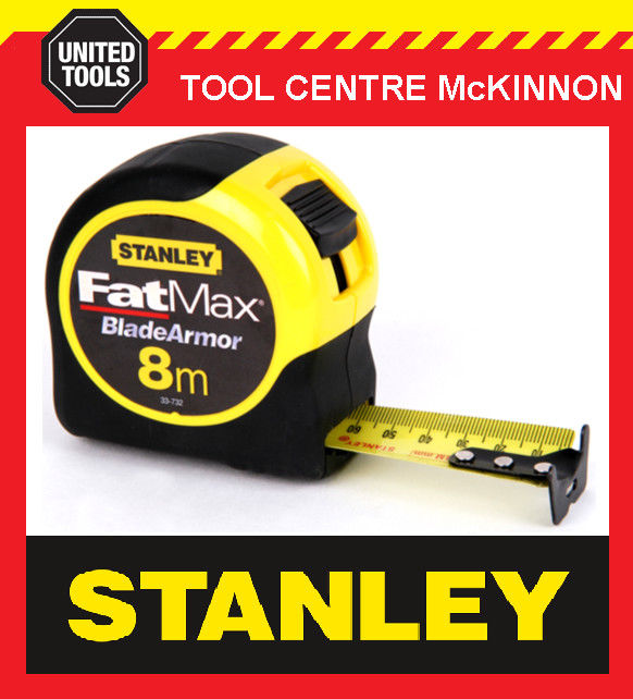 STANLEY FATMAX 33-732 8m METRIC TAPE MEASURE (3.3m STANDOUT) - MADE IN ...