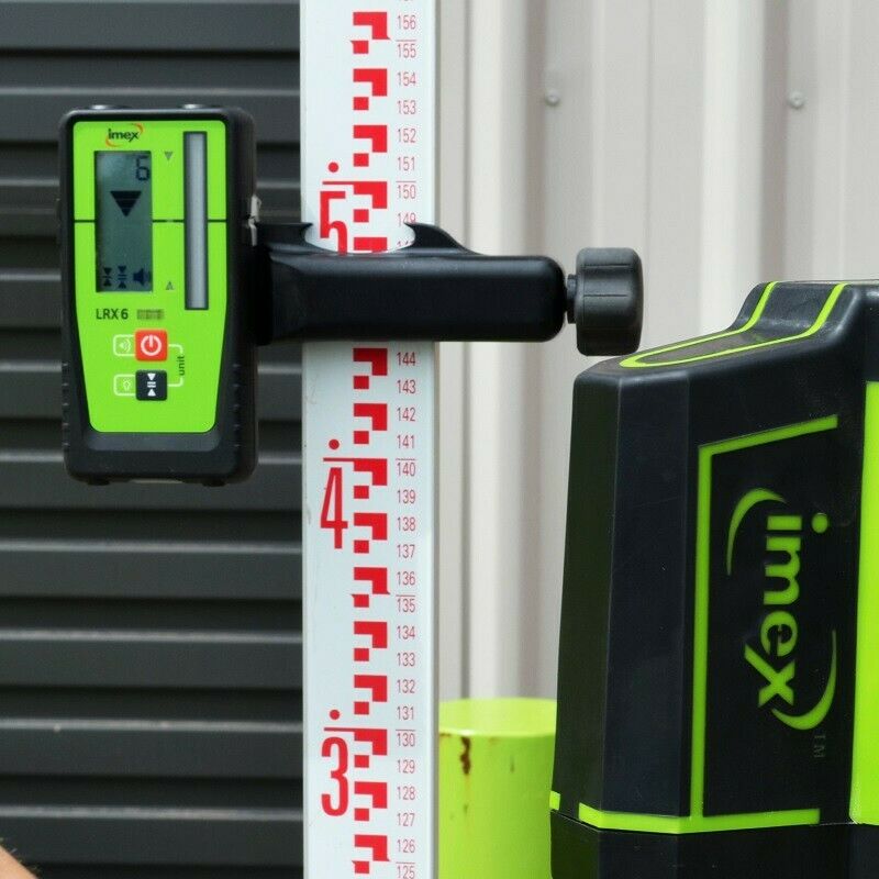 IMEX LRX10 mm READING DIGITAL ROTATING LASER RECEIVER / DETECTOR – GER ...