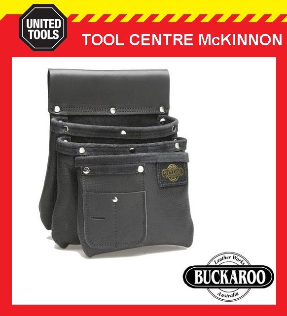 BUCKAROO LEATHER NAIL BAG - NBS3B 3-POCKET AUSTRALIAN MADE FIRST GRADE ...