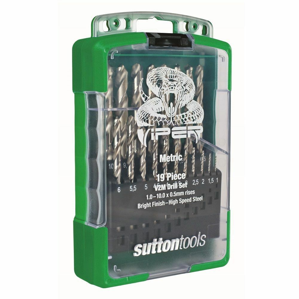 SUTTON D105 V2M VIPER 19pce METRIC DRILL SET – Tool Centre McKinnon
