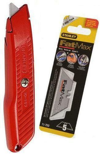 STANLEY SELF RETRACTING KNIFE WITH BONUS BLADES – 6 BLADES! – Tool ...