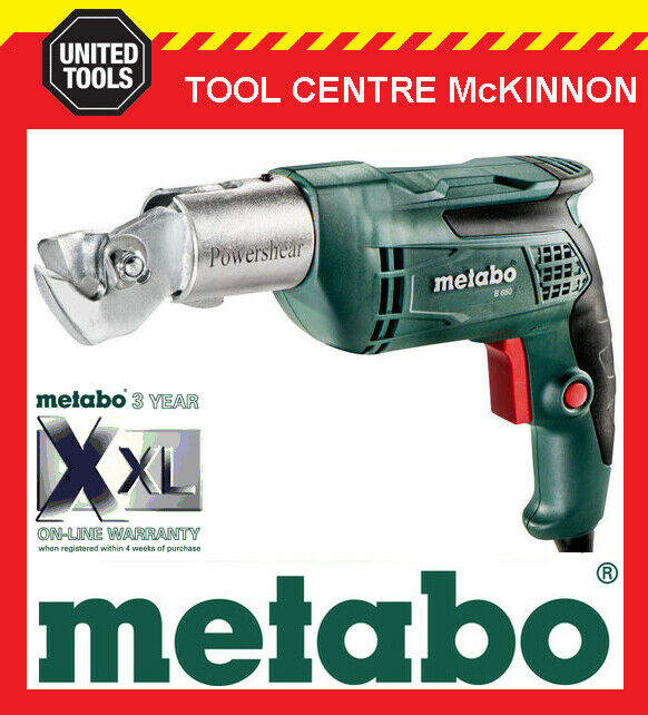 METABO B650 POWERSHEAR 650W SHEET METAL SHEARS / CUTTERS – Tool Centre ...