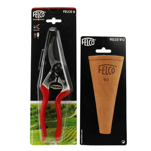 FELCO 8 Pruning Shears/Secateurs with Holster 912 Made In Switzerland ...