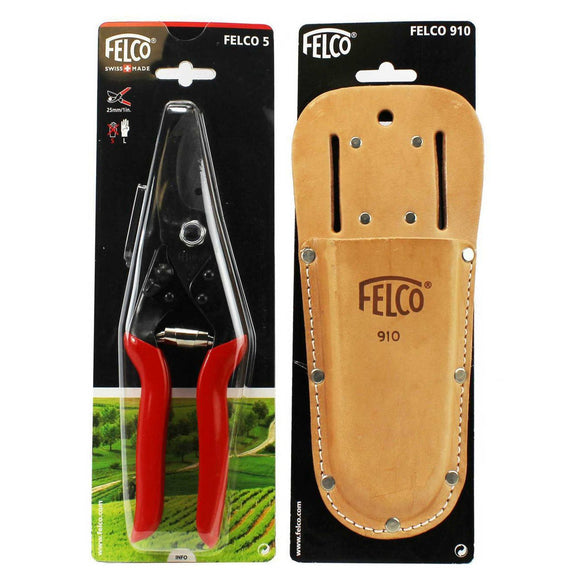 FELCO 5 Pruning Shears/Secateurs with Holster 910 Made In Switzerland ...